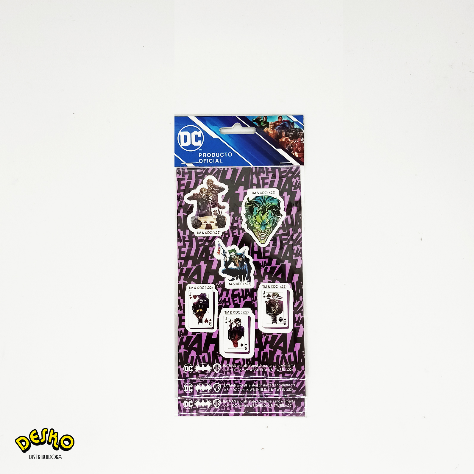 Pack Stickers Joker - Catálogo - Desko Distribuidora